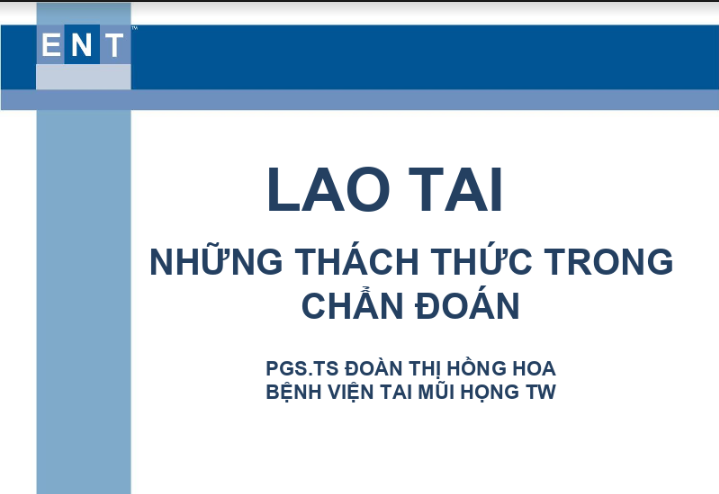 LAO TAI VÀ NHỮNG THÁCH THỨC TRONG CHẨN ĐOÁN